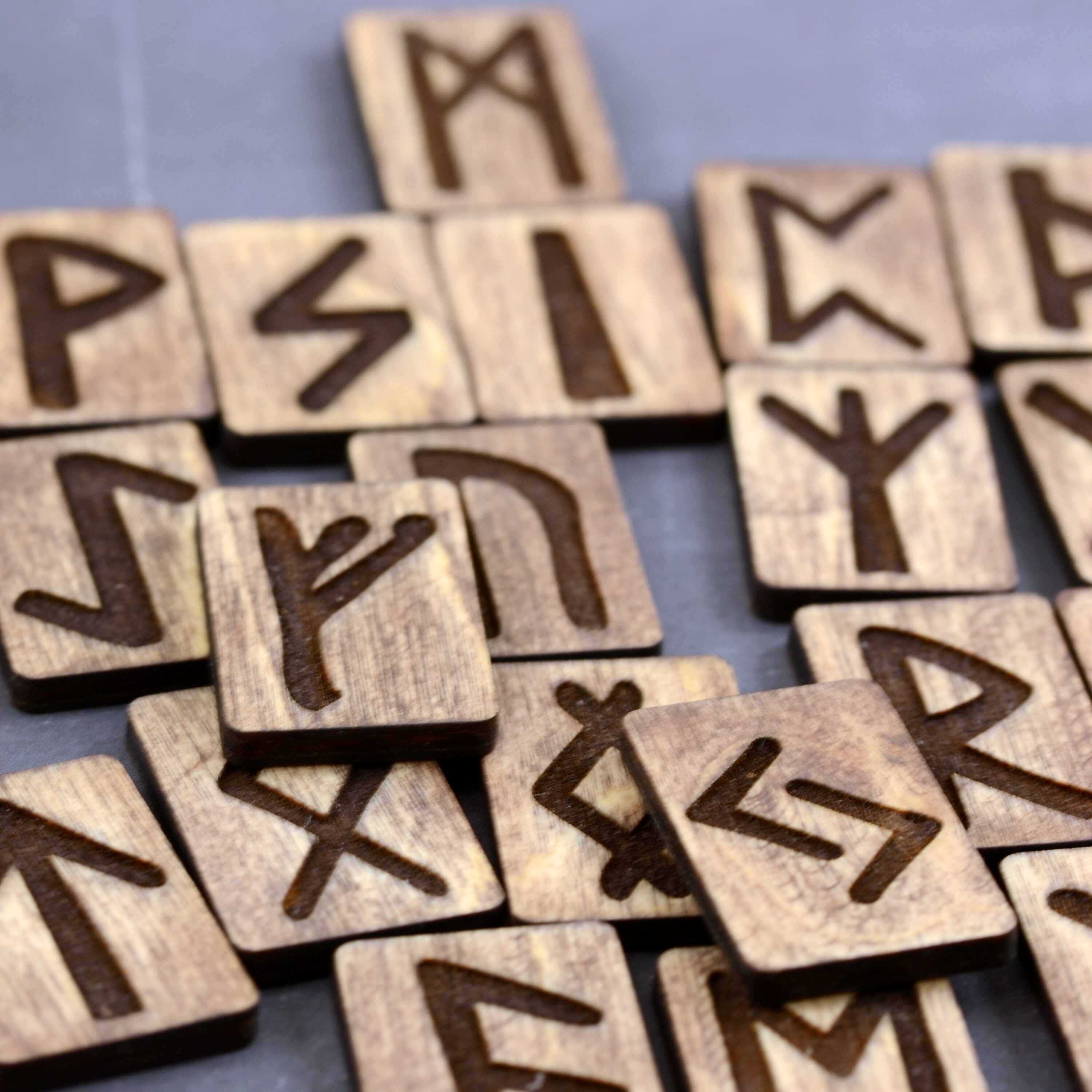 Wooden Runes Set in Gift Box SVG Viking Runes Svg Digital - Etsy