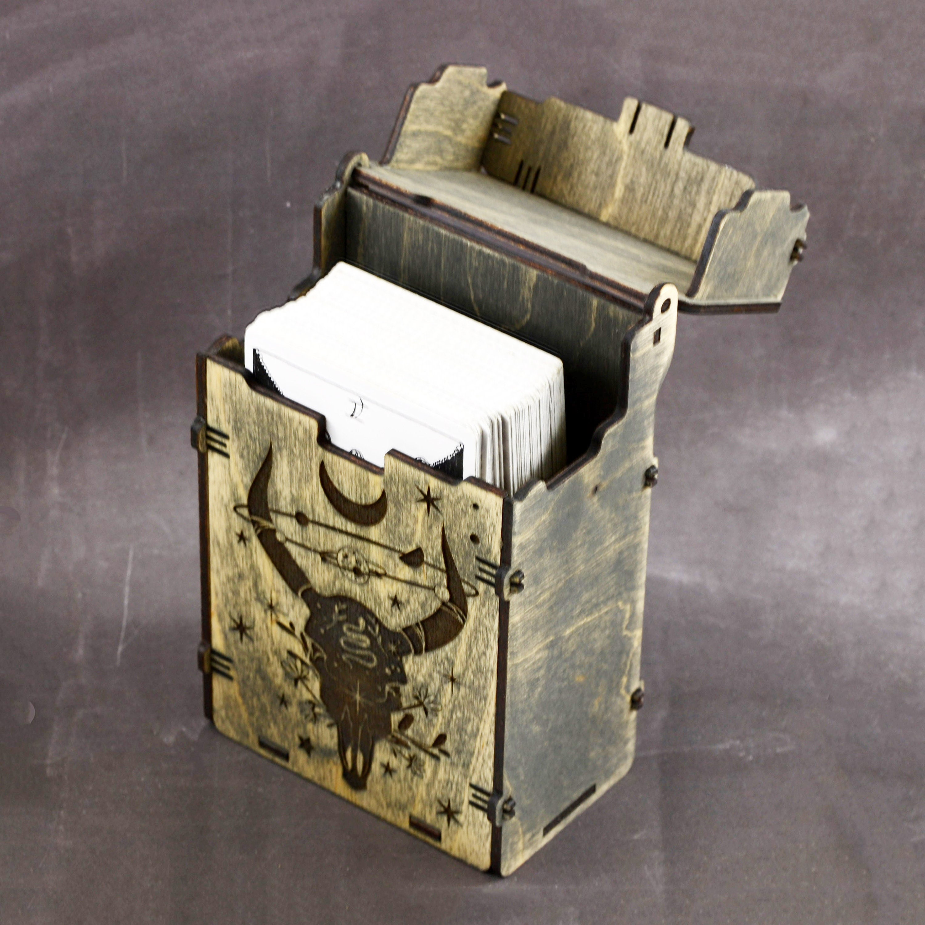 Box for Tarot Cards Svg Tarot Card Holder Svg Laser Cut Files - Etsy