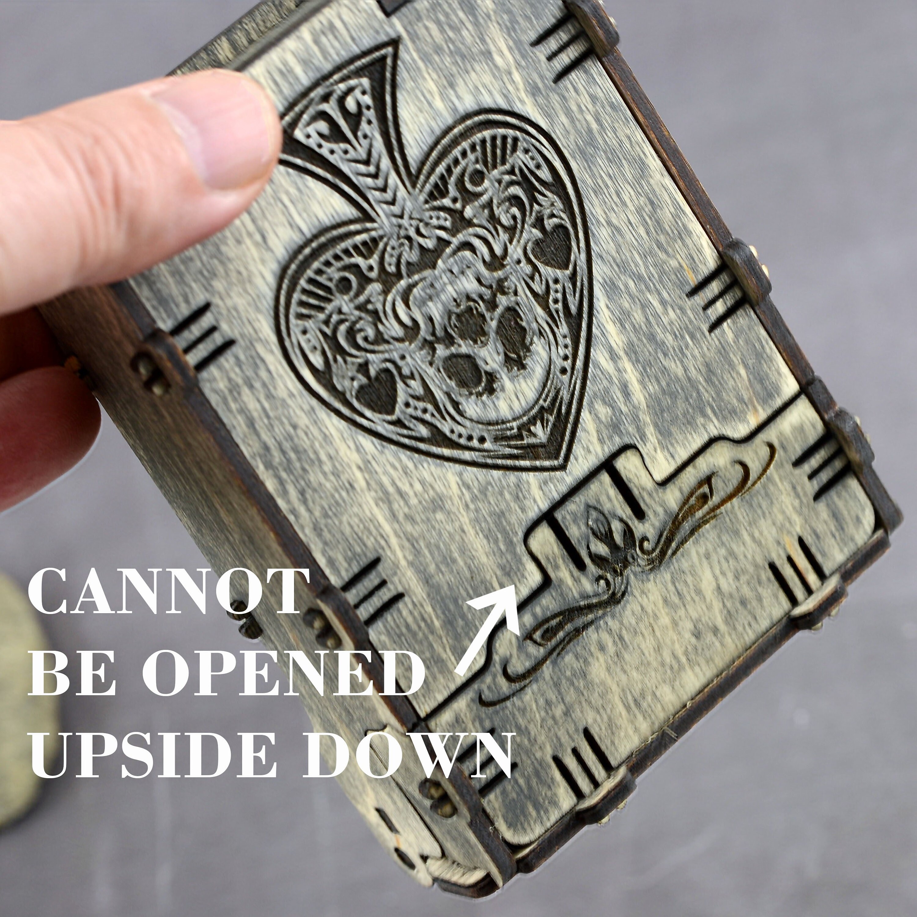 Wooden Poker Card Box SVG, Playing Card Box Svg, Digital Laser Cut ...