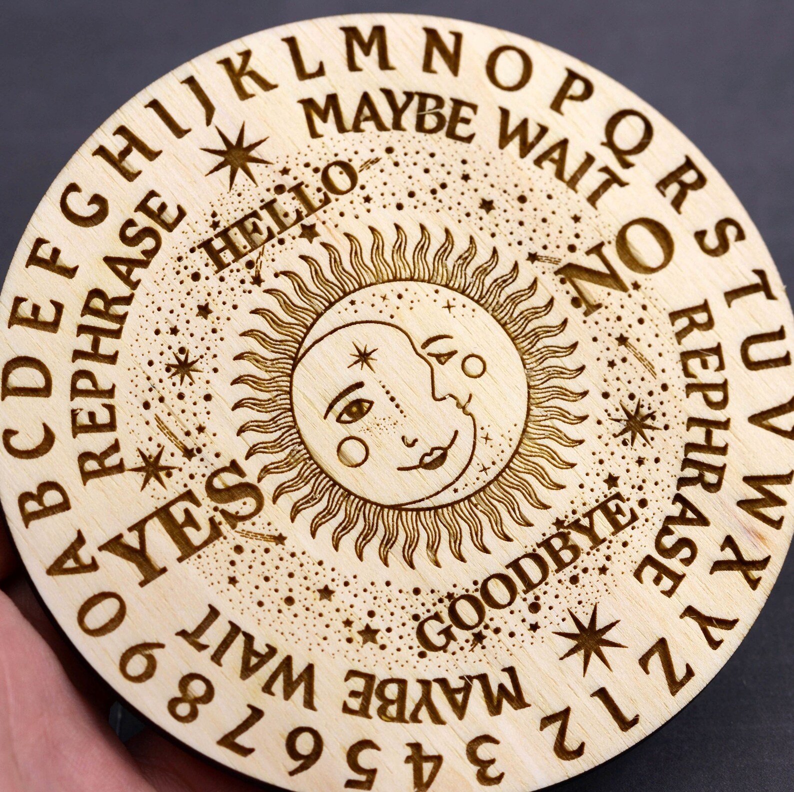 Sun Moon Pendulum Board Svg Yes No Board Svg Digital Laser Cut - Etsy