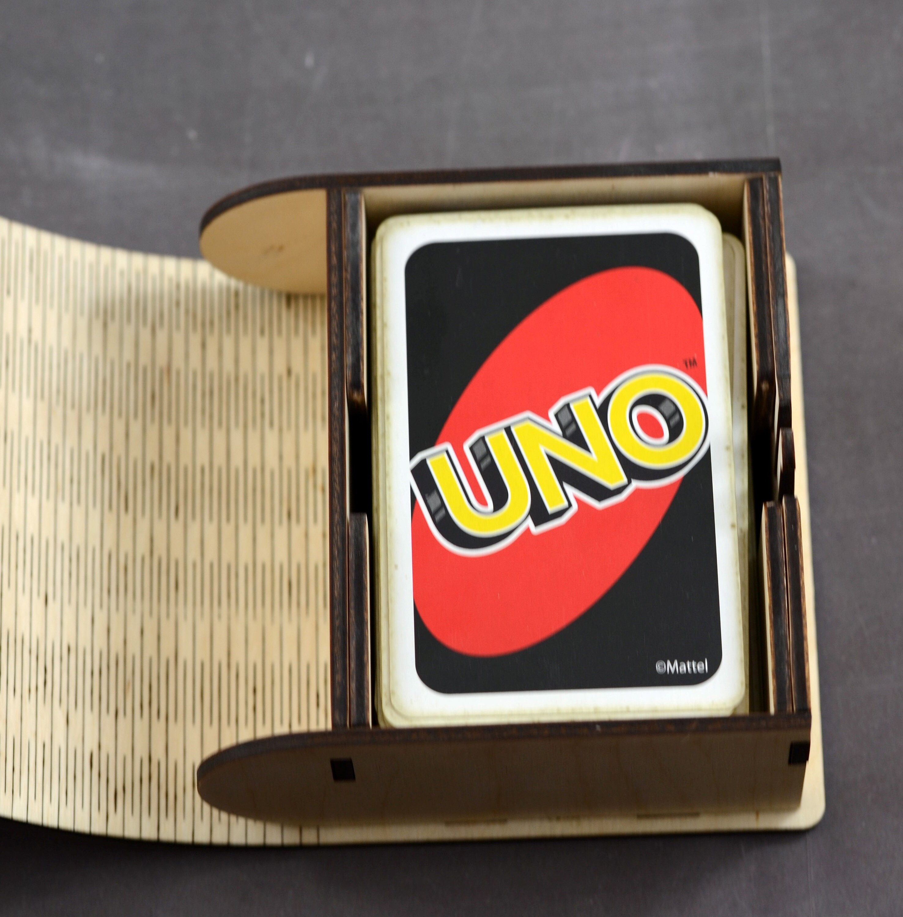 Box for Board Game Card SVG Uno Card Box Svg Small Wooden - Etsy