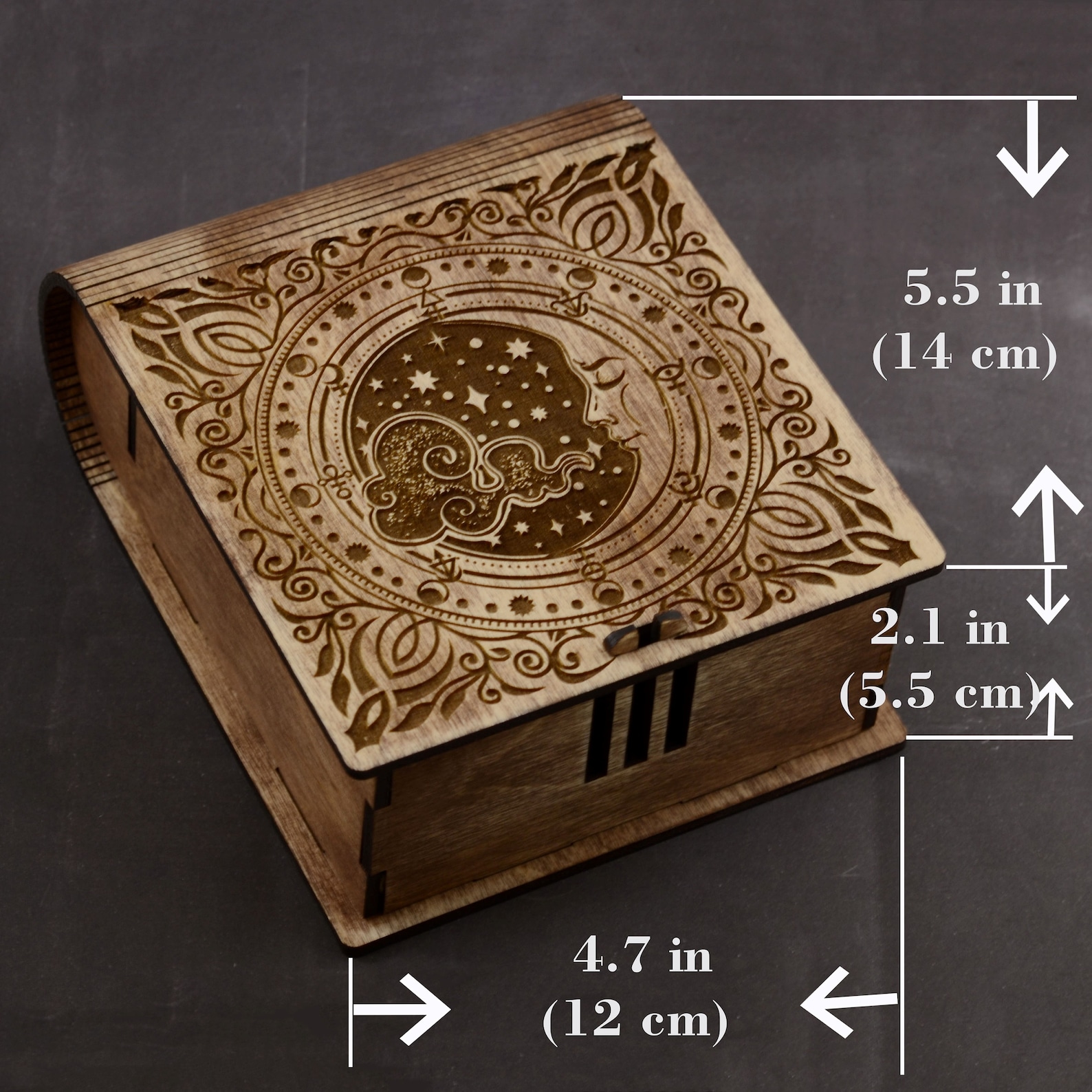 Witch Trinket Box Svg Moon Wiccan Box Svg Pagan Box Svg - Etsy