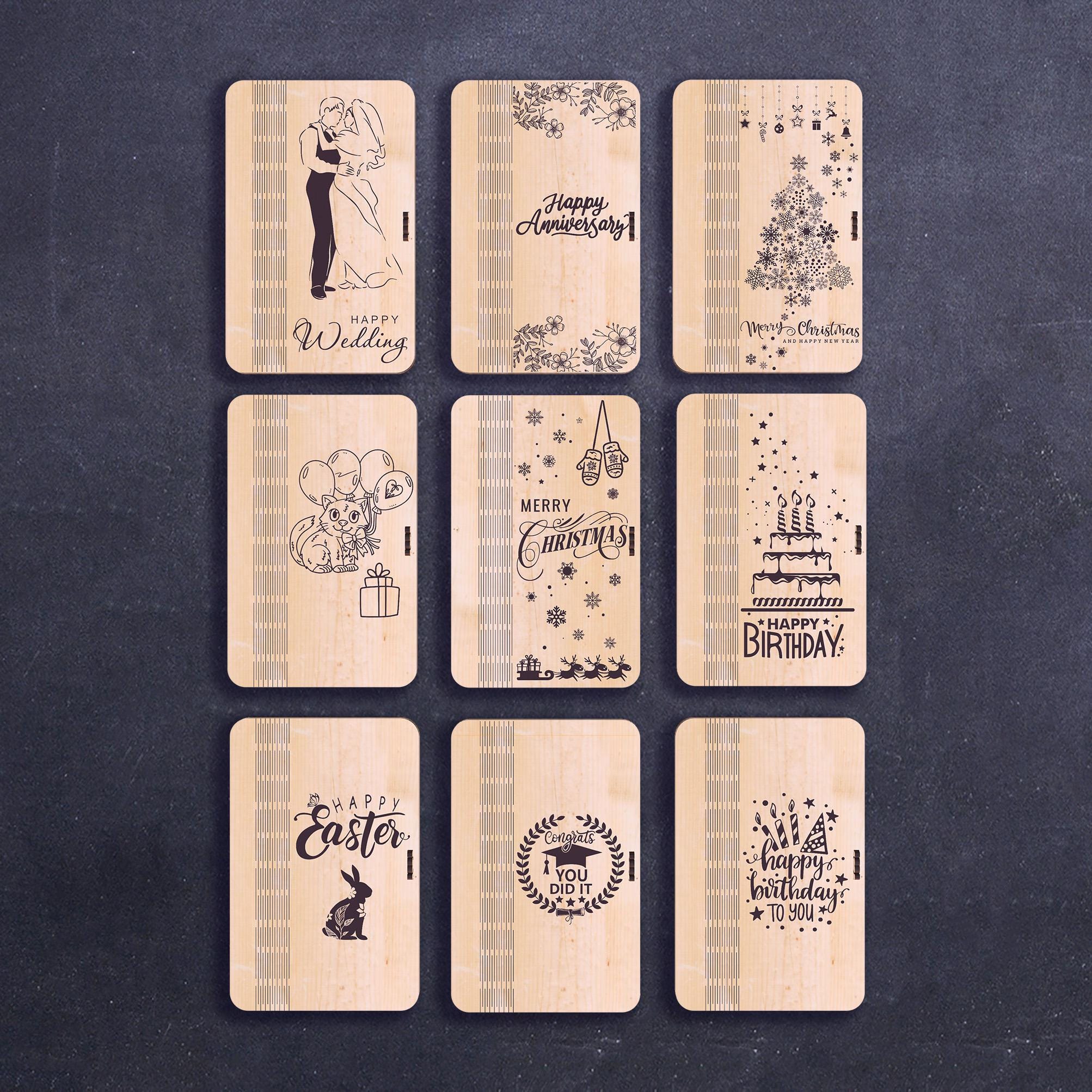 Money Holder SVG Bundle · 9 Laser Cut Cash Gift Box Designs · Digital ...