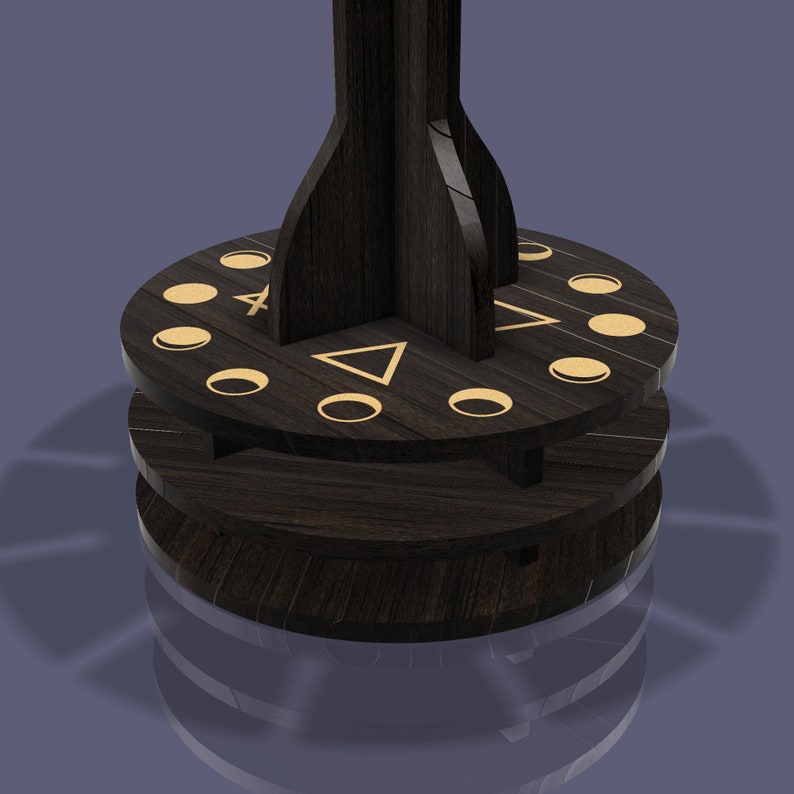 Circle Stand for 12 Pendulums SVG Digital Laser Cut File - Etsy