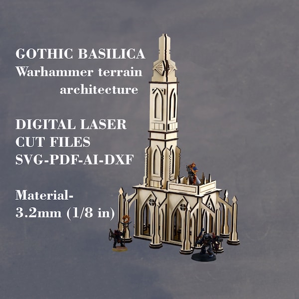 Laser Cut Files Gothic Terrain - Etsy