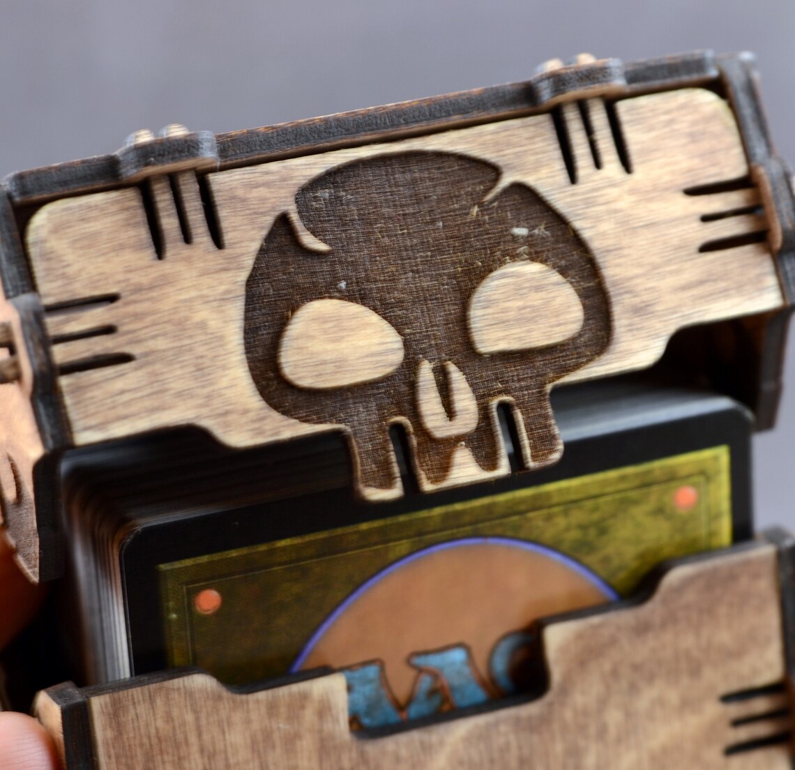 MTG Card Box SVG Box for Board Game Cards Svg TCG Storage Box - Etsy