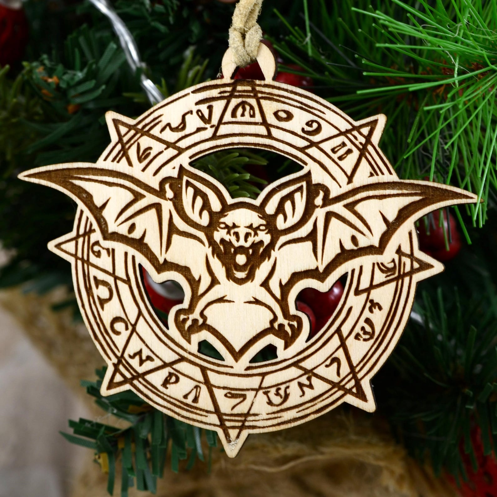 Occult Ornaments Svg Set of 3 Witch Christmas Ornaments Svg - Etsy