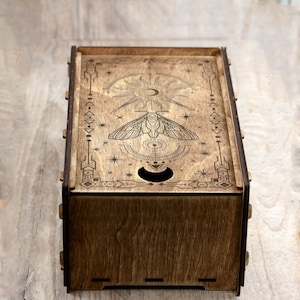 Wooden Tarot Storage Box SVG Tarot Box for Multiple Decks SVG Box for 6 ...