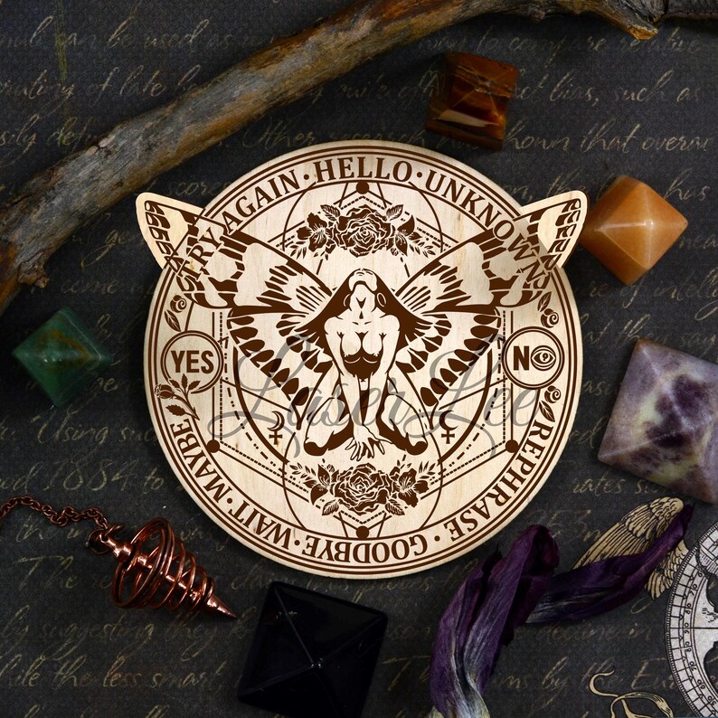 Butterfly Lady Pendulum Board SVG Girl With Butterfly Wings SVG Angel ...