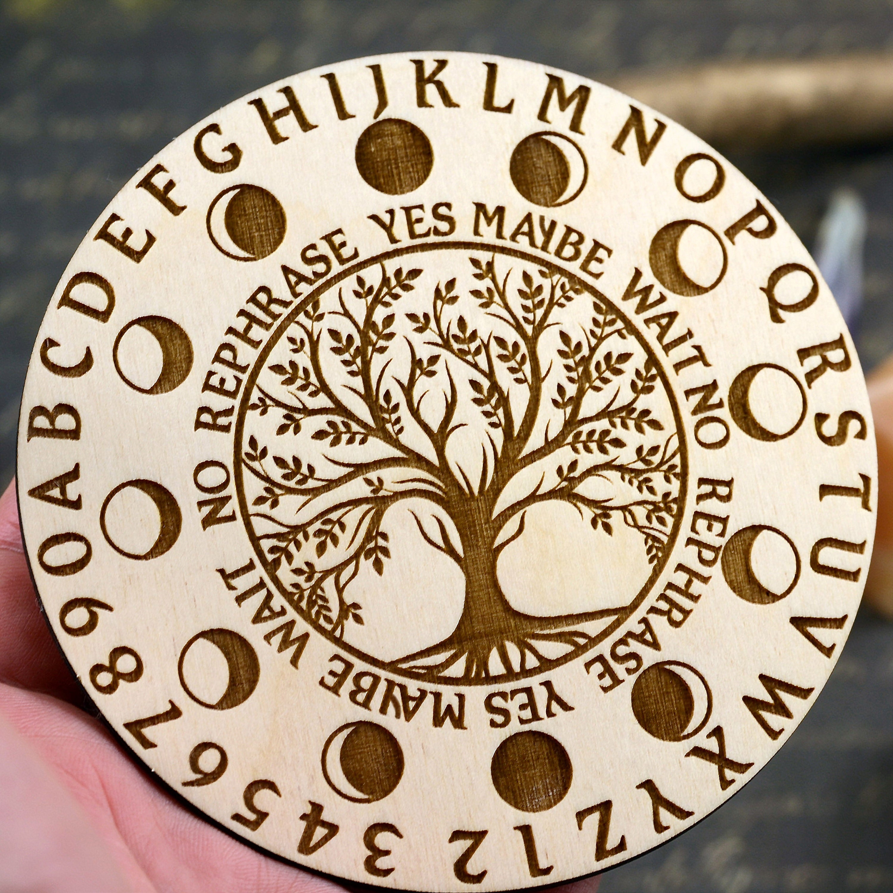 Tree of Life Pendulum Board Svg Divination Tool Svg Pagan - Etsy Israel