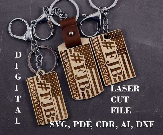 FJB Keychain Svg Let's Go Brandon Key Chain Svg Digital - Etsy