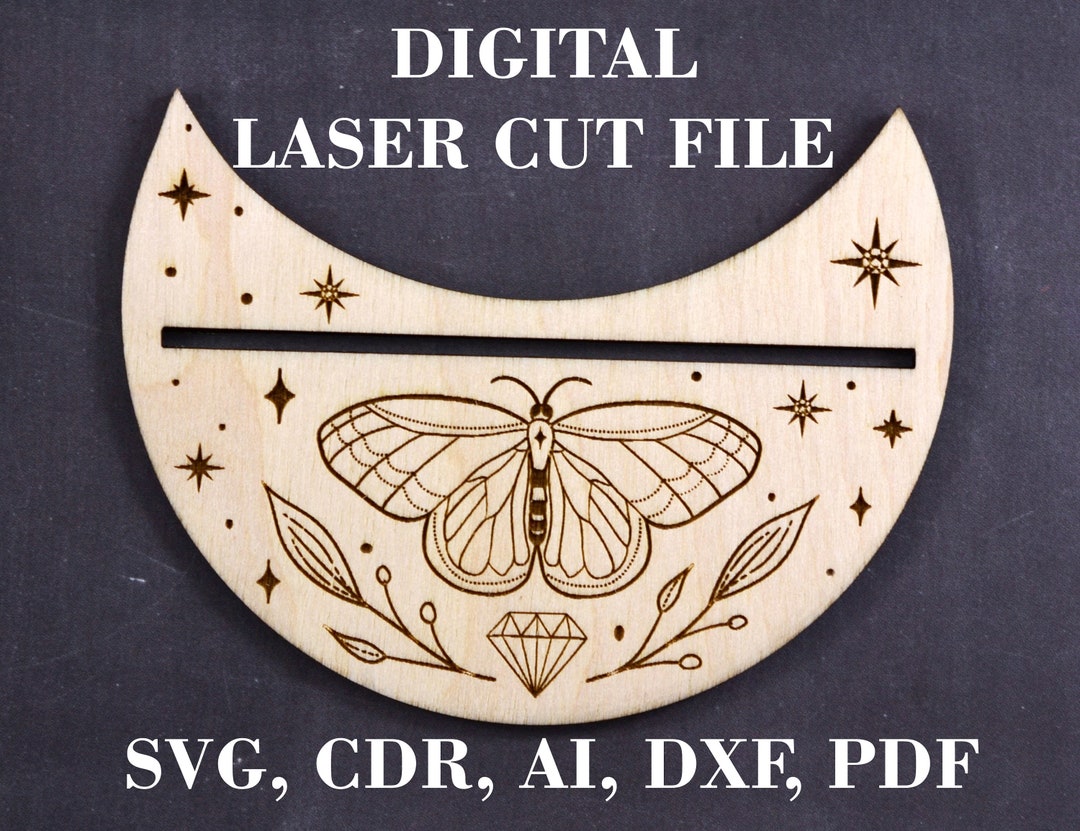 Moth Tarot Card Stand SVG Tarot Display Card Svg Card of the - Etsy