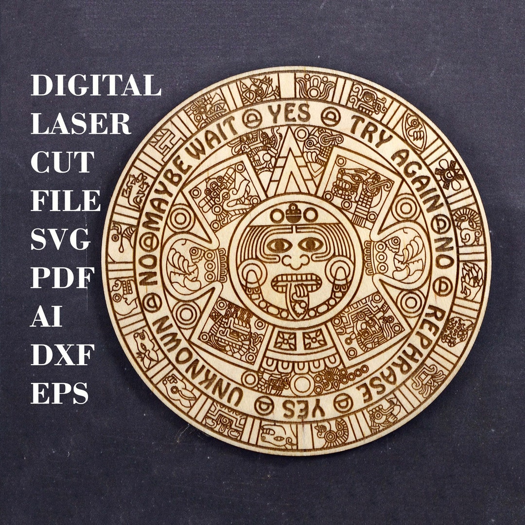 Maya Pendulum Board Svg Divination Tool Svg Witchcraft Decor Svg ...