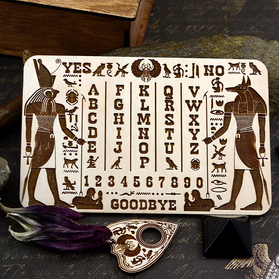 Egyptian Spirit Board SVG Ouija Board With Planchette SVG PNG - Etsy