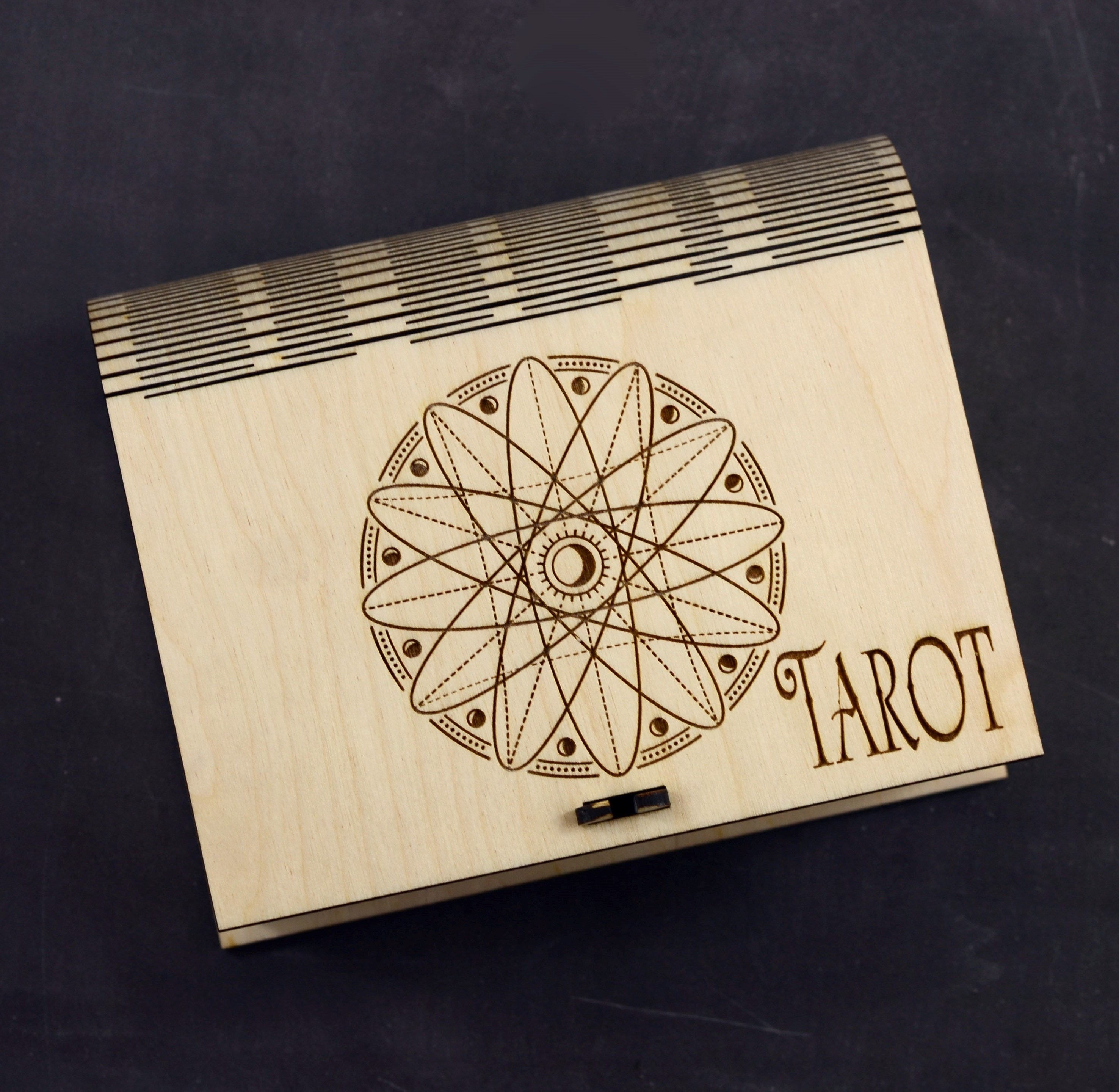Wood Tarot Box Svg Tarot Card Holder Svg Laser Cut Files AI - Etsy