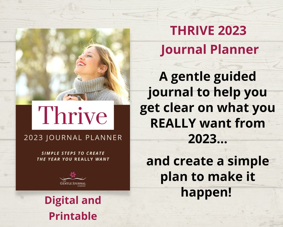 2023 Year Planner, Digital and Printable New Year Journal, Goal Setting ...