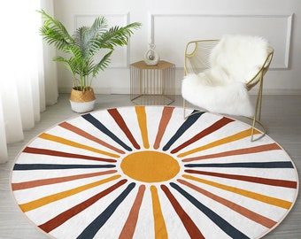 Colorful Circle Rug - Etsy