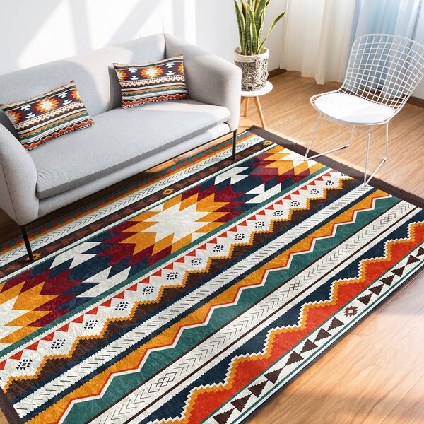 Aztec Rug - Etsy