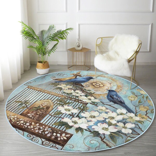 Bird Rug - Etsy