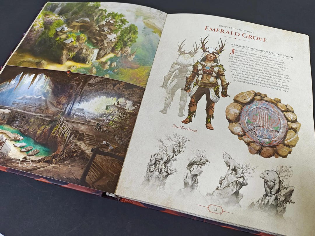 Baldurs Gate 3 Artwork Book Baldur's Gate 3 Guide Book BG3 Video Game ...