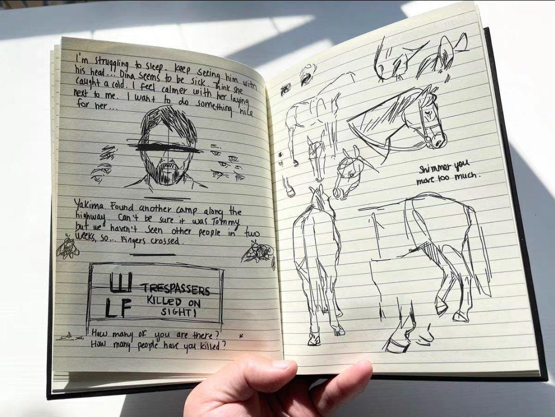 Ellie Journal the Last of Us Ellie's Journal Cosplay Props Replica - Etsy