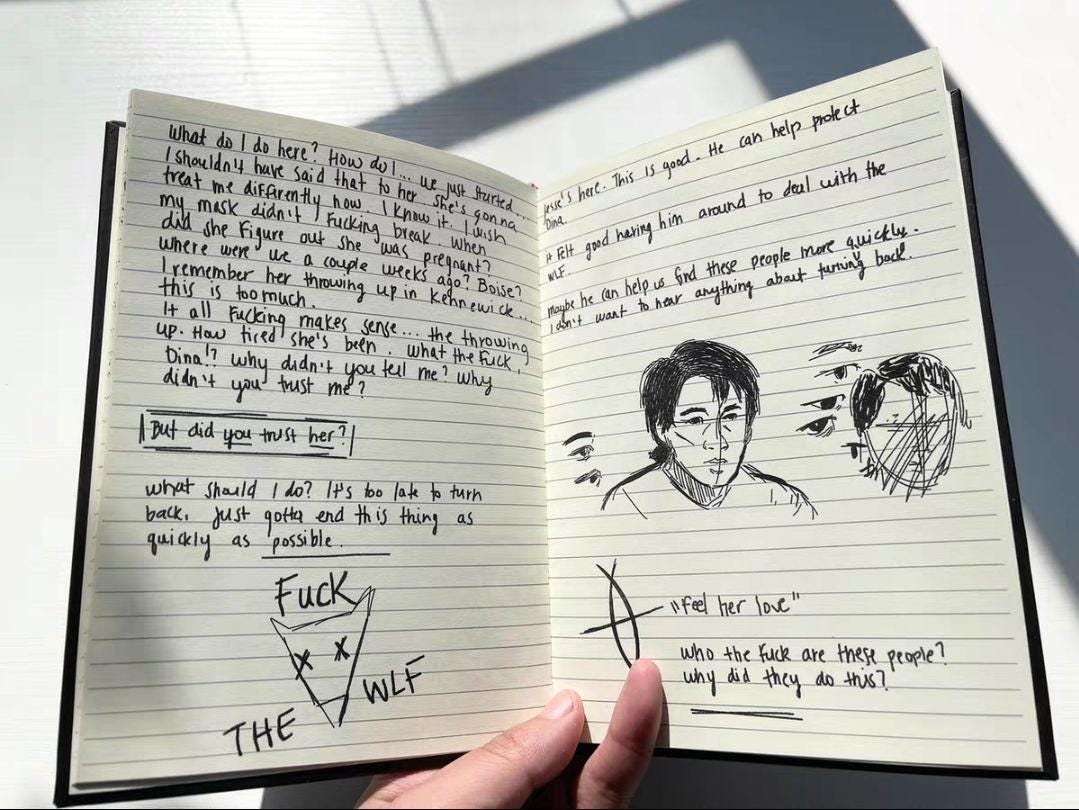 Ellie Journal the Last of Us Ellie's Journal Cosplay Props Replica - Etsy