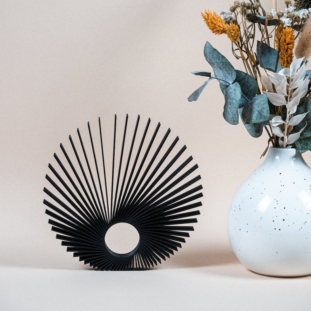 Sun - Line Art 3D Print - Beautiful Decoration for Your Home - Etsy
