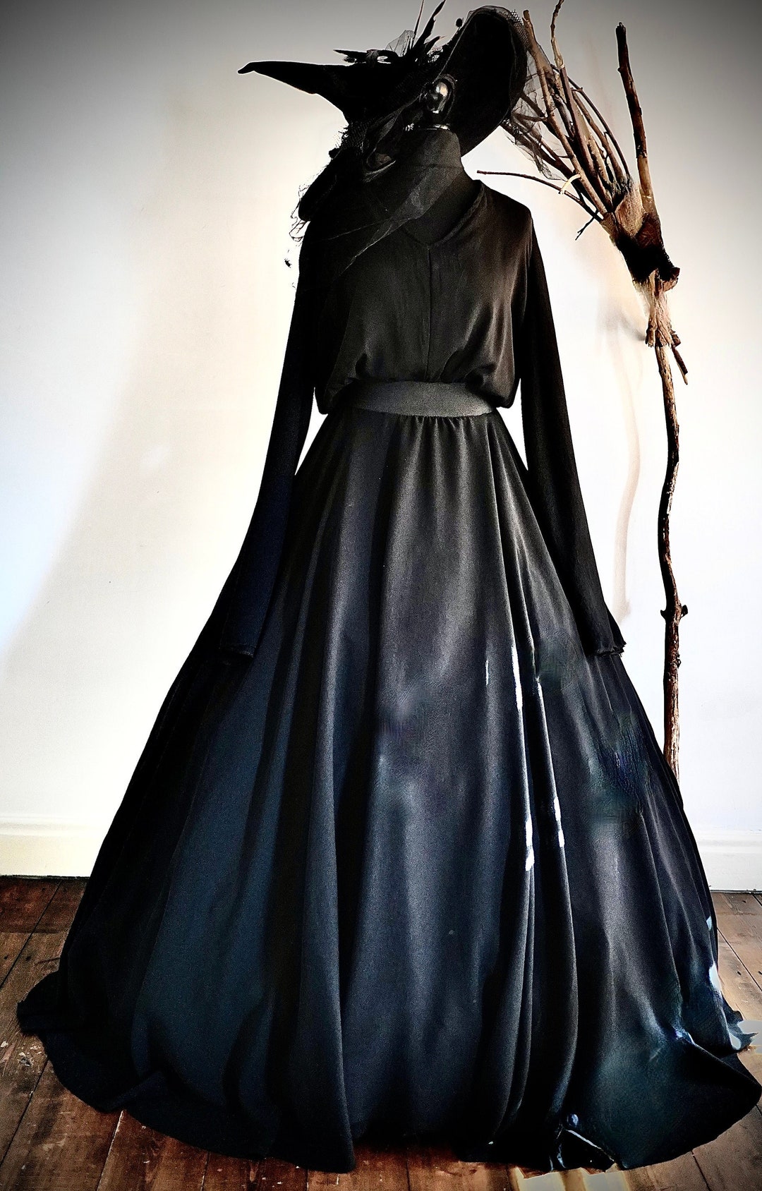 Witch Dress Halloween Costume, Witch Villain Party Fancy Dress ...