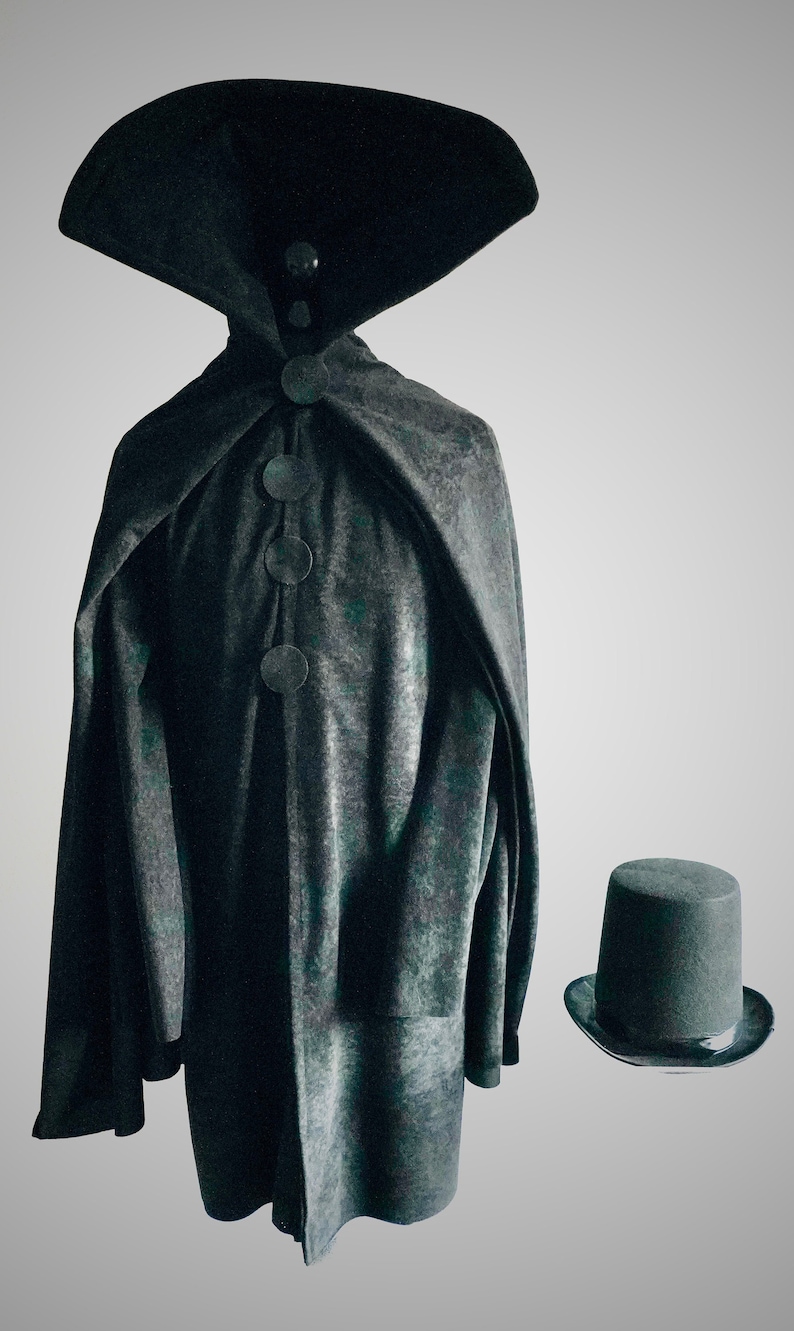 Halloween Costume Hat Box Ghost Haunted Mansion Costume Halloween Cosplay Villain Made To