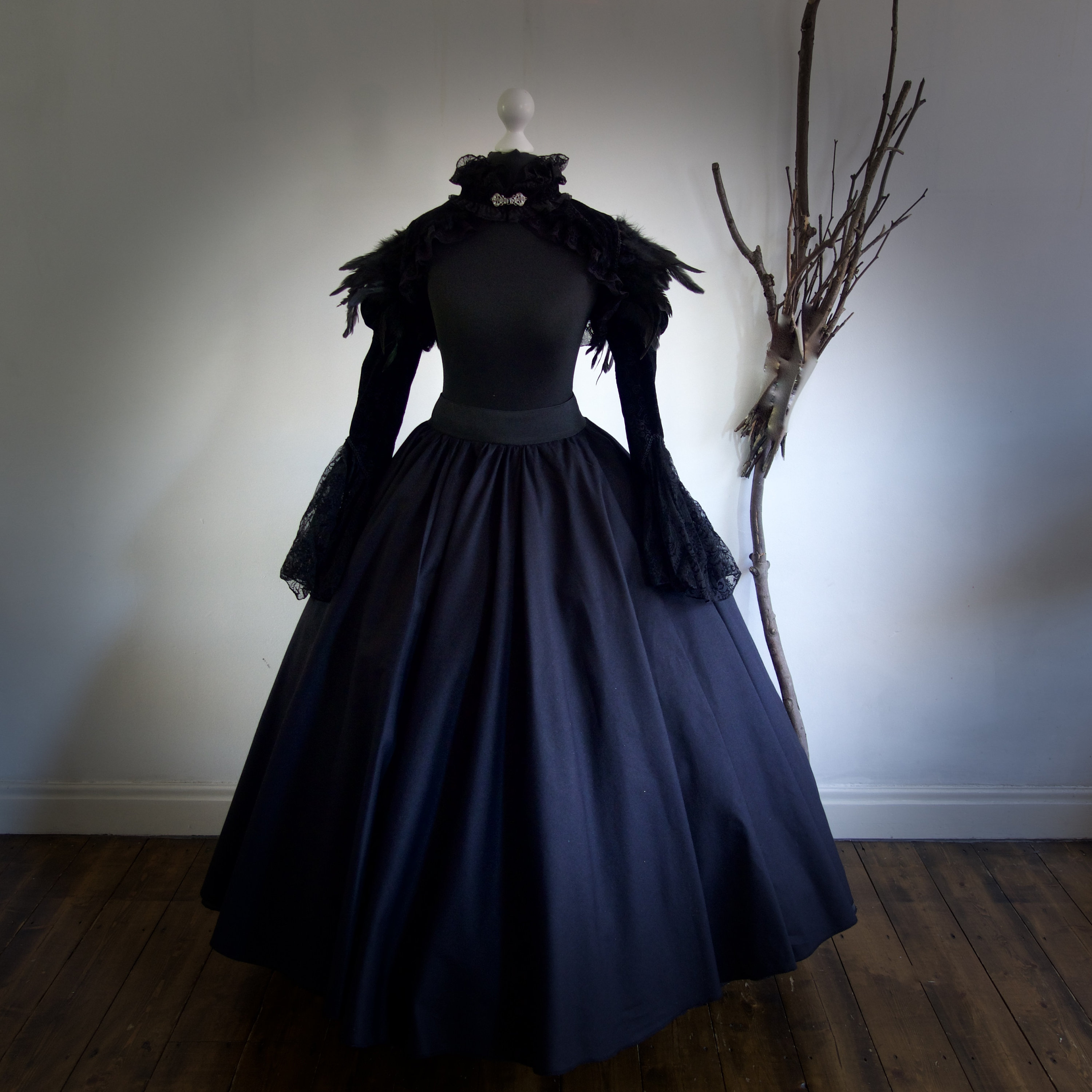 Women Halloween Party Clothes Adult Gothic Witch Costumes Fancy Dress ...