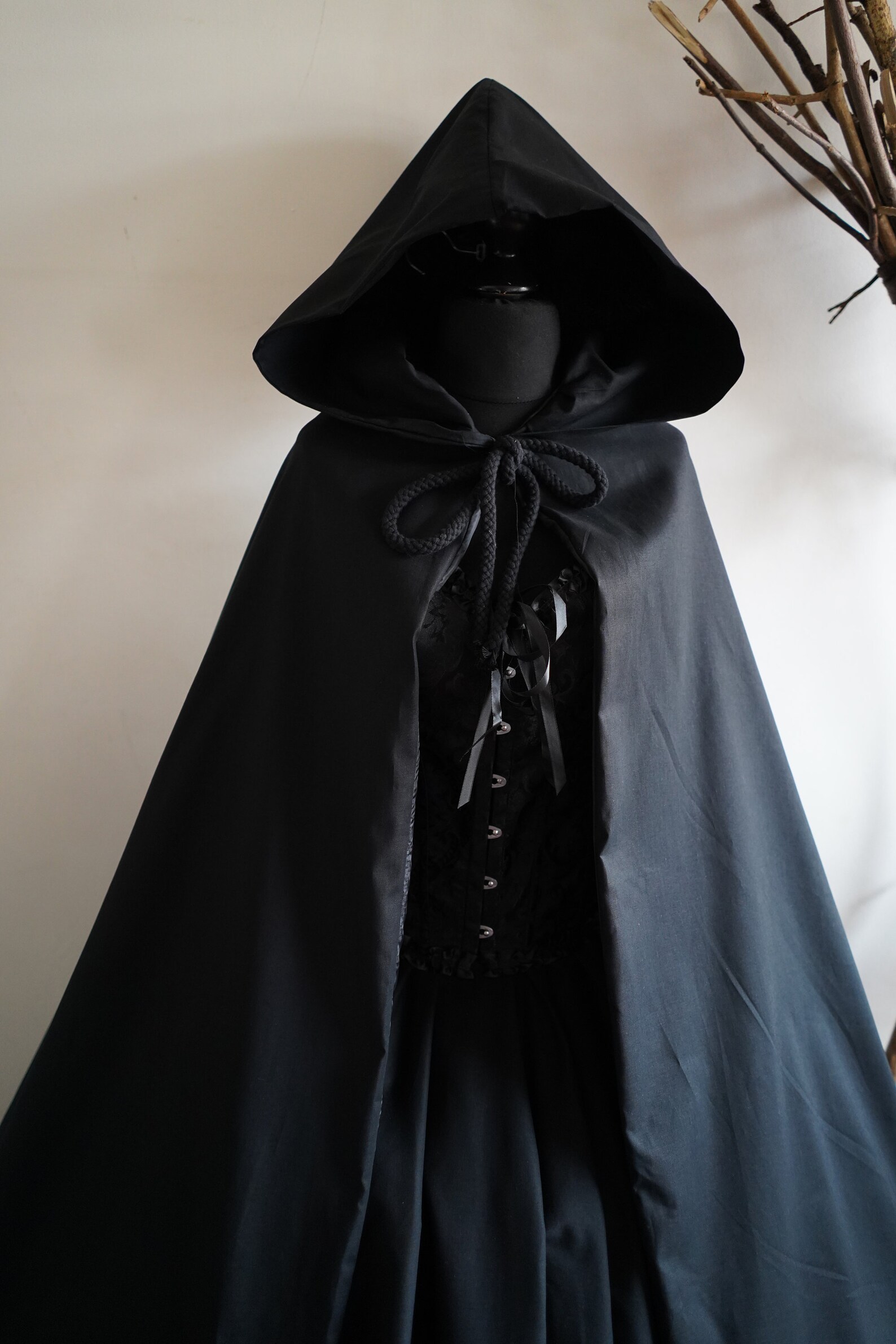 Halloween Witch Hooded Cloak Made to Order - Etsy