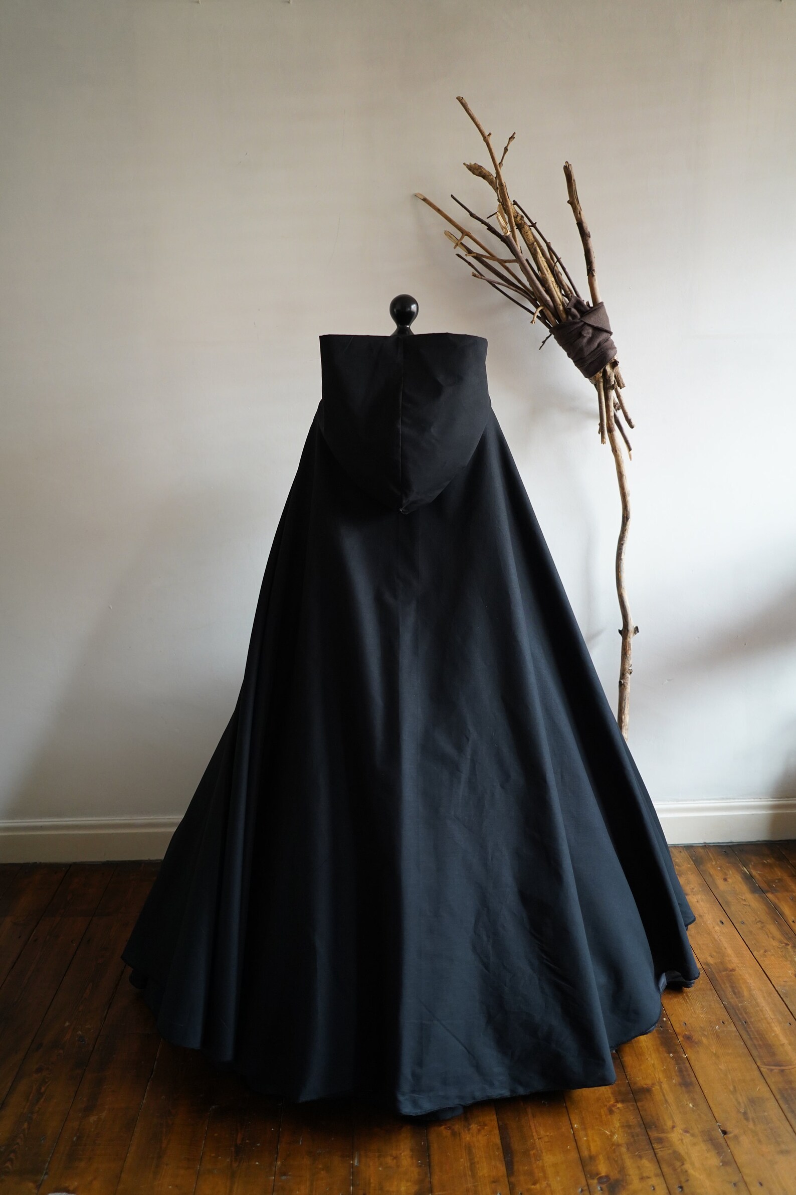 Halloween Witch Hooded Cloak Made to Order - Etsy