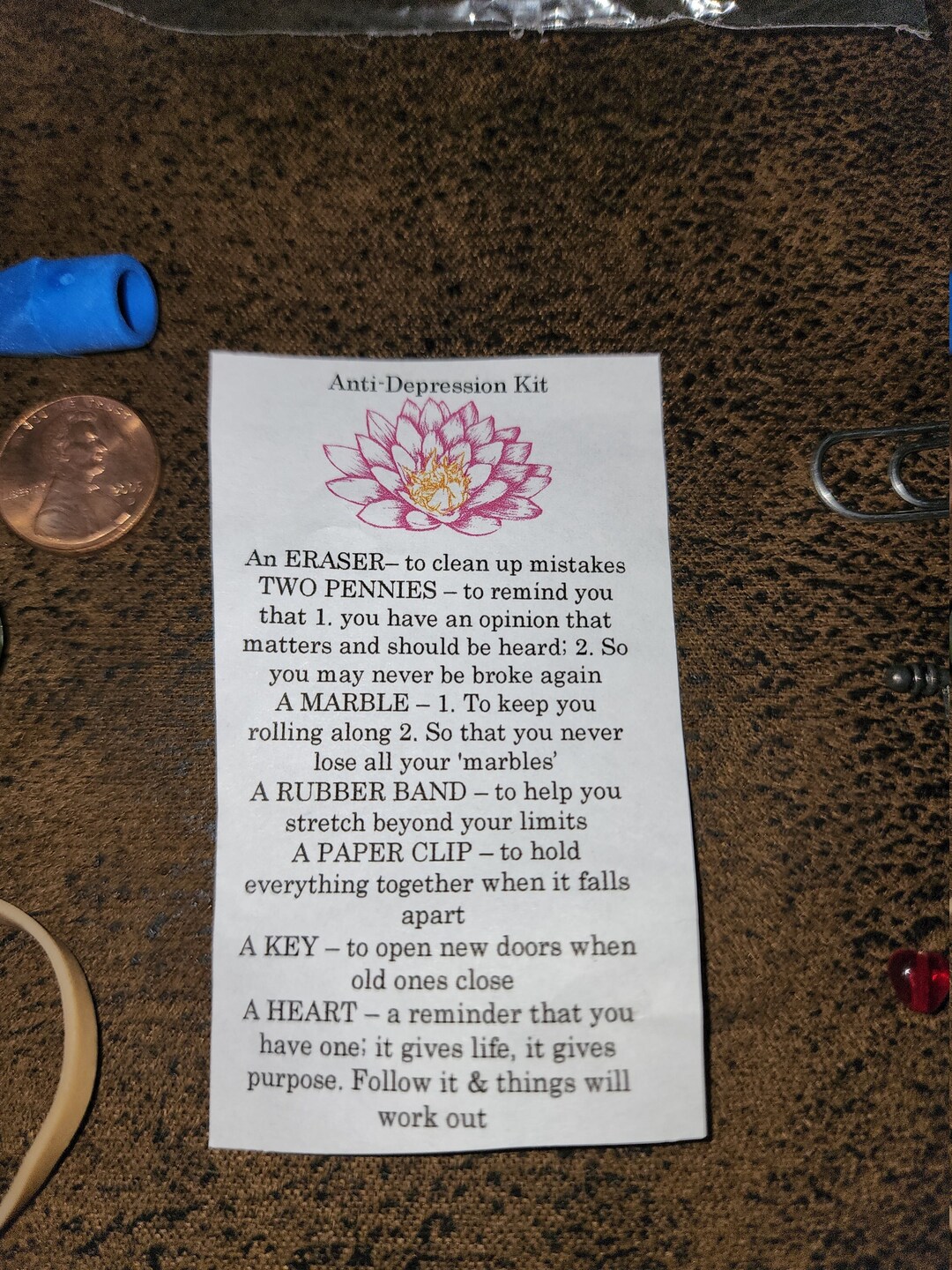 Anti Depression Kit Kit for Friends to Make Them Feel Special and a ...