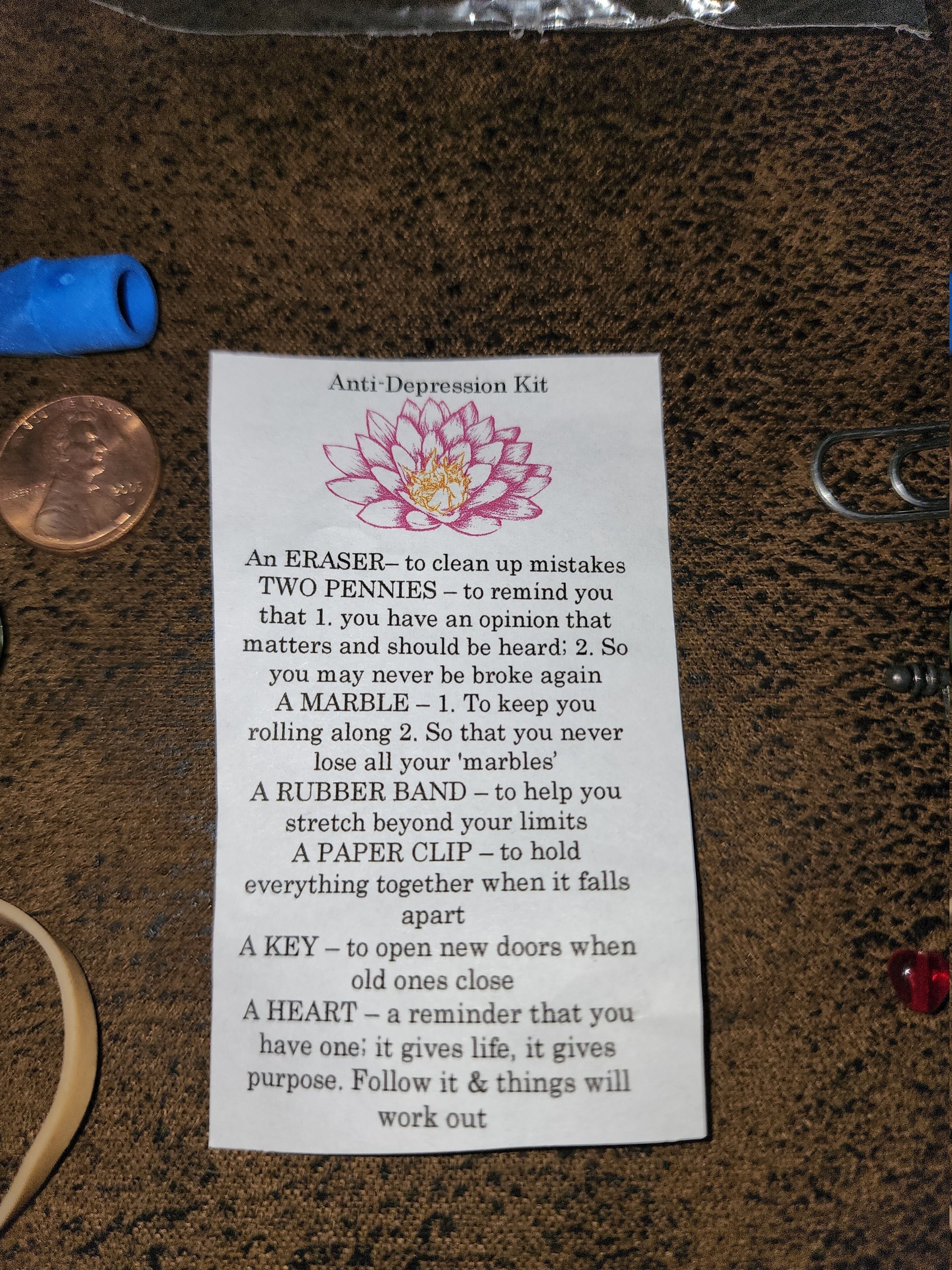 Anti Depression Kit Kit for Friends to Make Them Feel Special and a ...