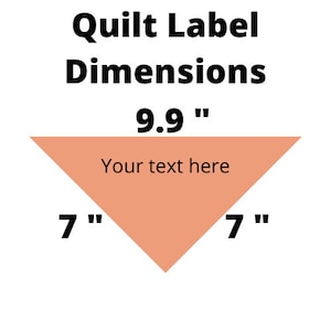 Graduation Quilt Label - Etsy