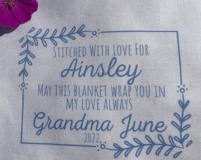 Customizable Temperature Blanket Label/personalized Label/customized ...