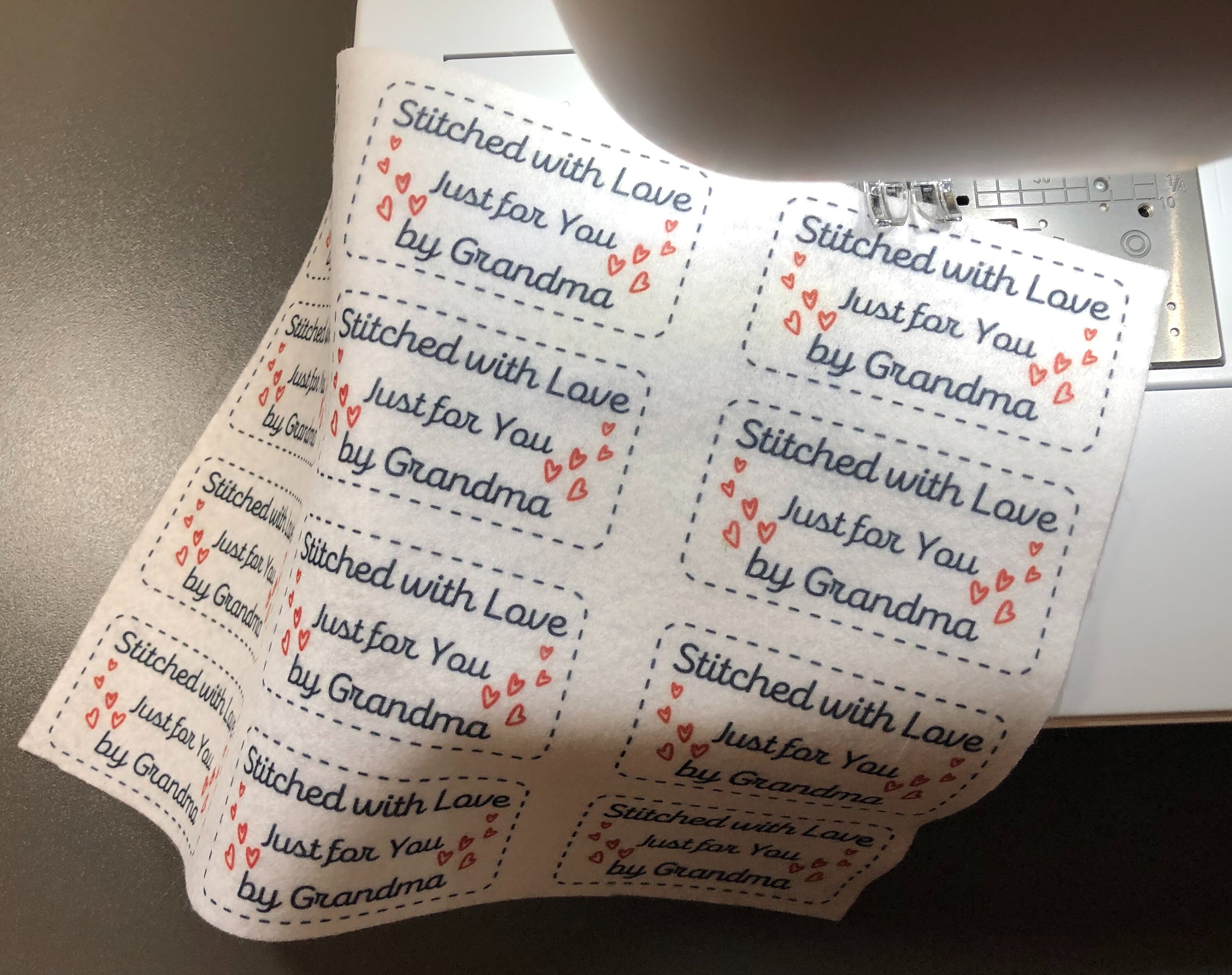 Custom Labels for Hand Made Treasures/labeled With Love/grandma/nana ...