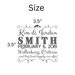 Square Wedding Quilt Label/personalized Label/customized Quilt Label ...