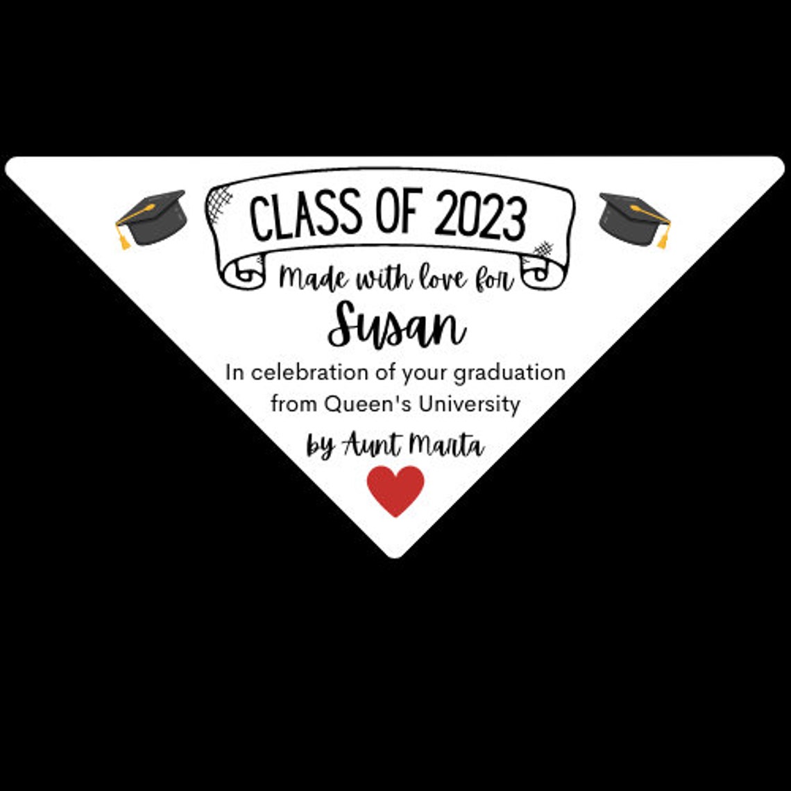 Graduation Quilt Label - Etsy