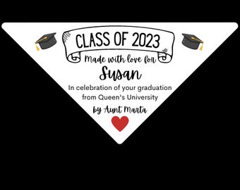 Graduation Quilt Label - Etsy
