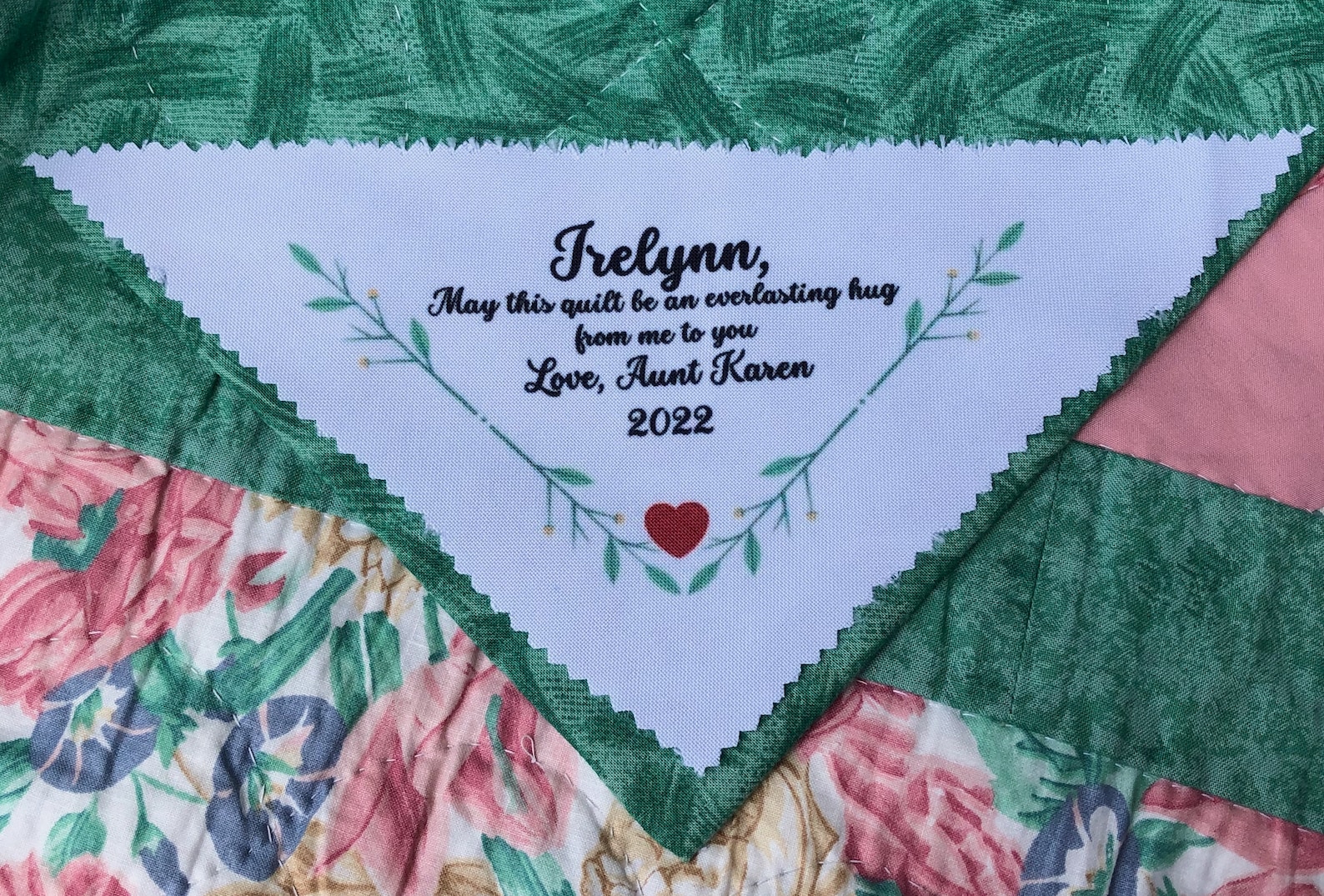 Everlasting Hug Quilt Label - Etsy