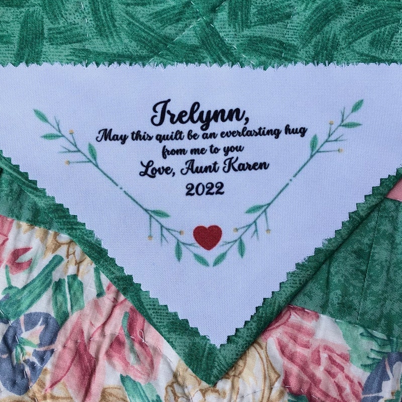 Embroidered Quilt Labels - Etsy