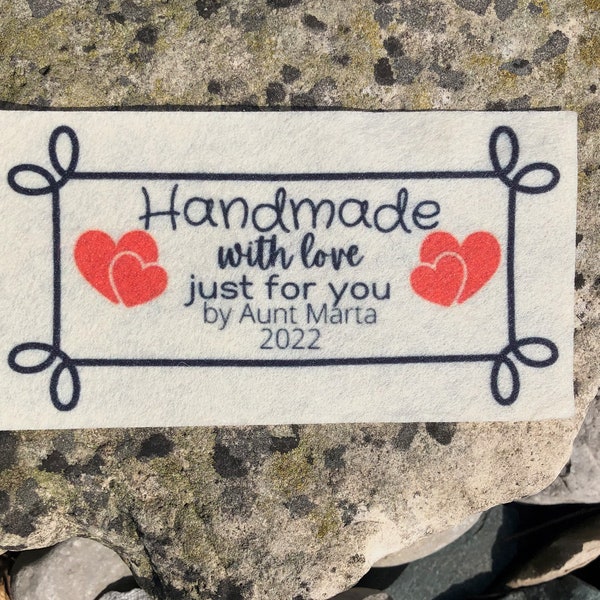 Handmade With Love Quilt Labels - Etsy