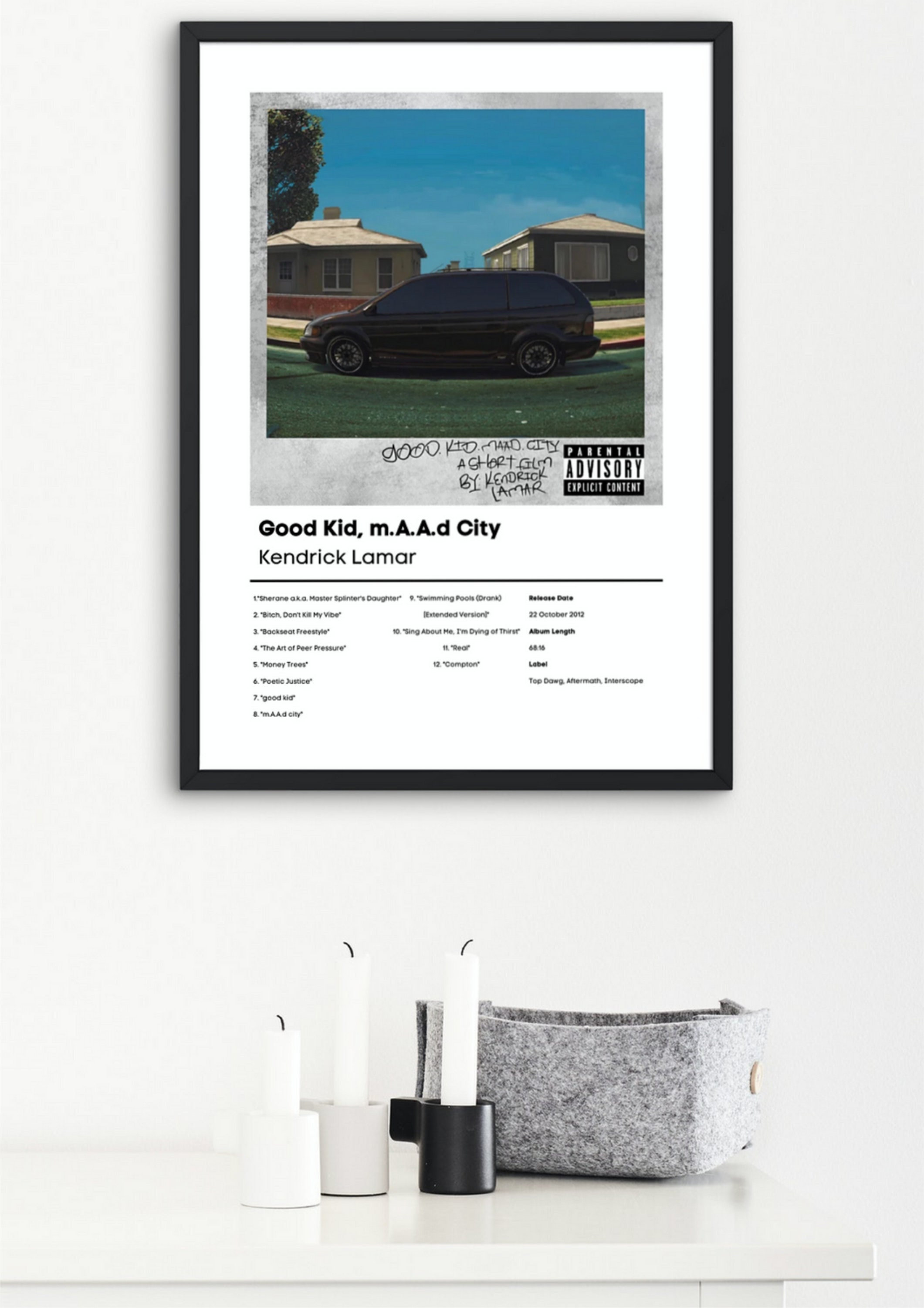 Kendrick Lamar, Good Kid, M.A.A.d City | Album Cover Art