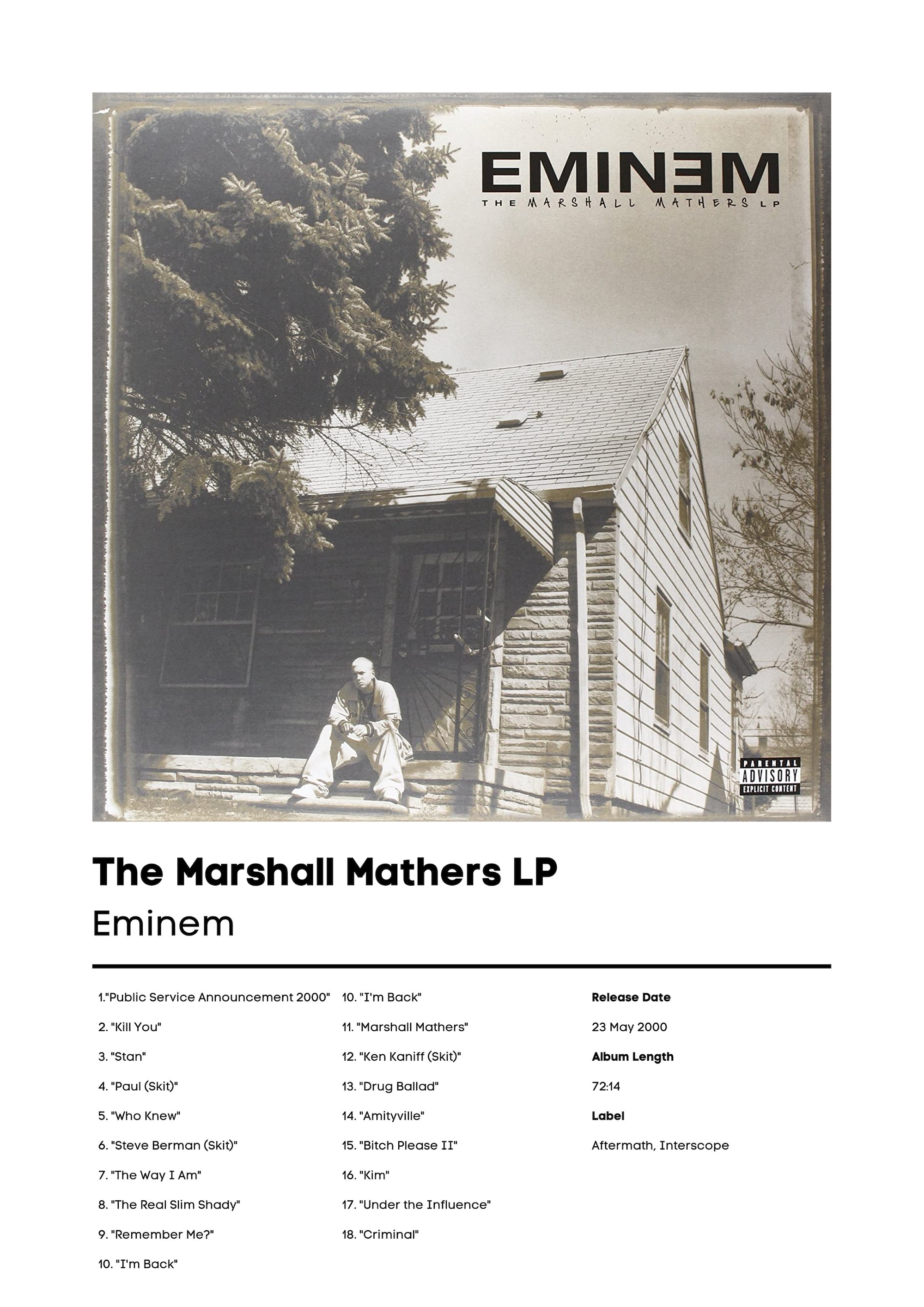 Mmlp Eminem Albums Covers