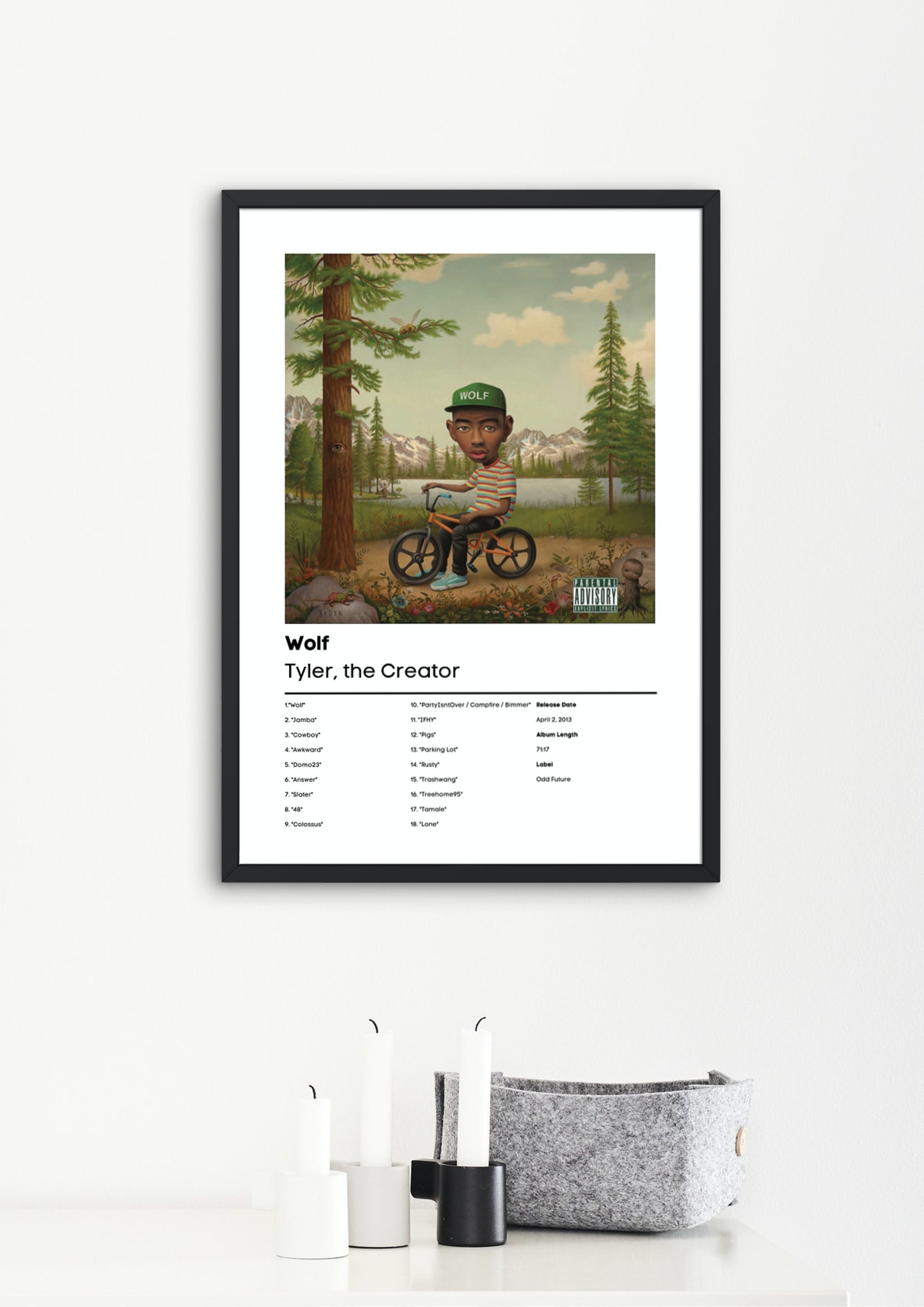 Tyler The Creator, Wolf | Album Cover Art, Tyler The Creator Music ...