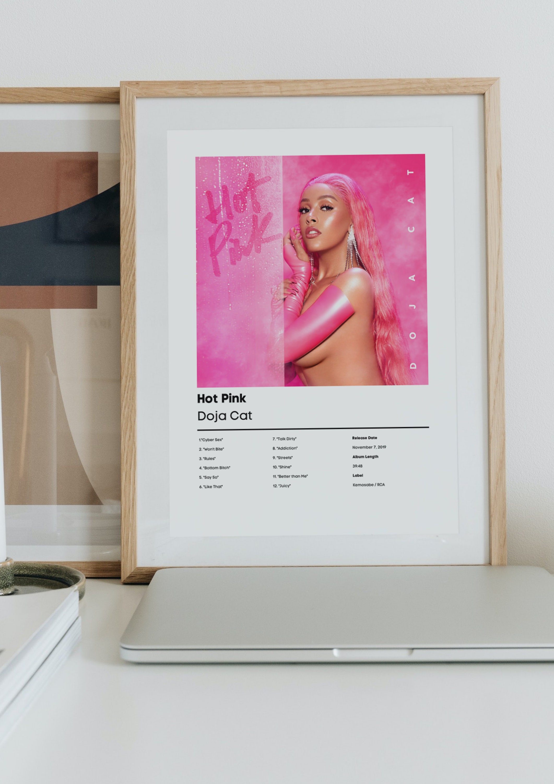 Doja Cat Hot Pink Album Cover Art Doja Cat Music Print Etsy Australia