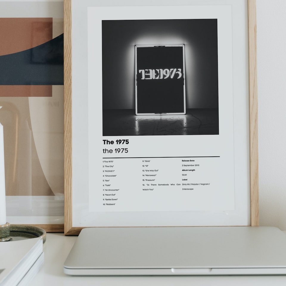 The 1975 Poster, The 1975 Album Cover Art Designed & Sold By Imran Abbas