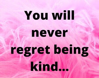 Regret Poster - Etsy