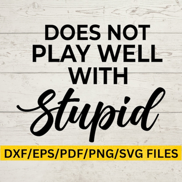 Stupid People Signs - Etsy